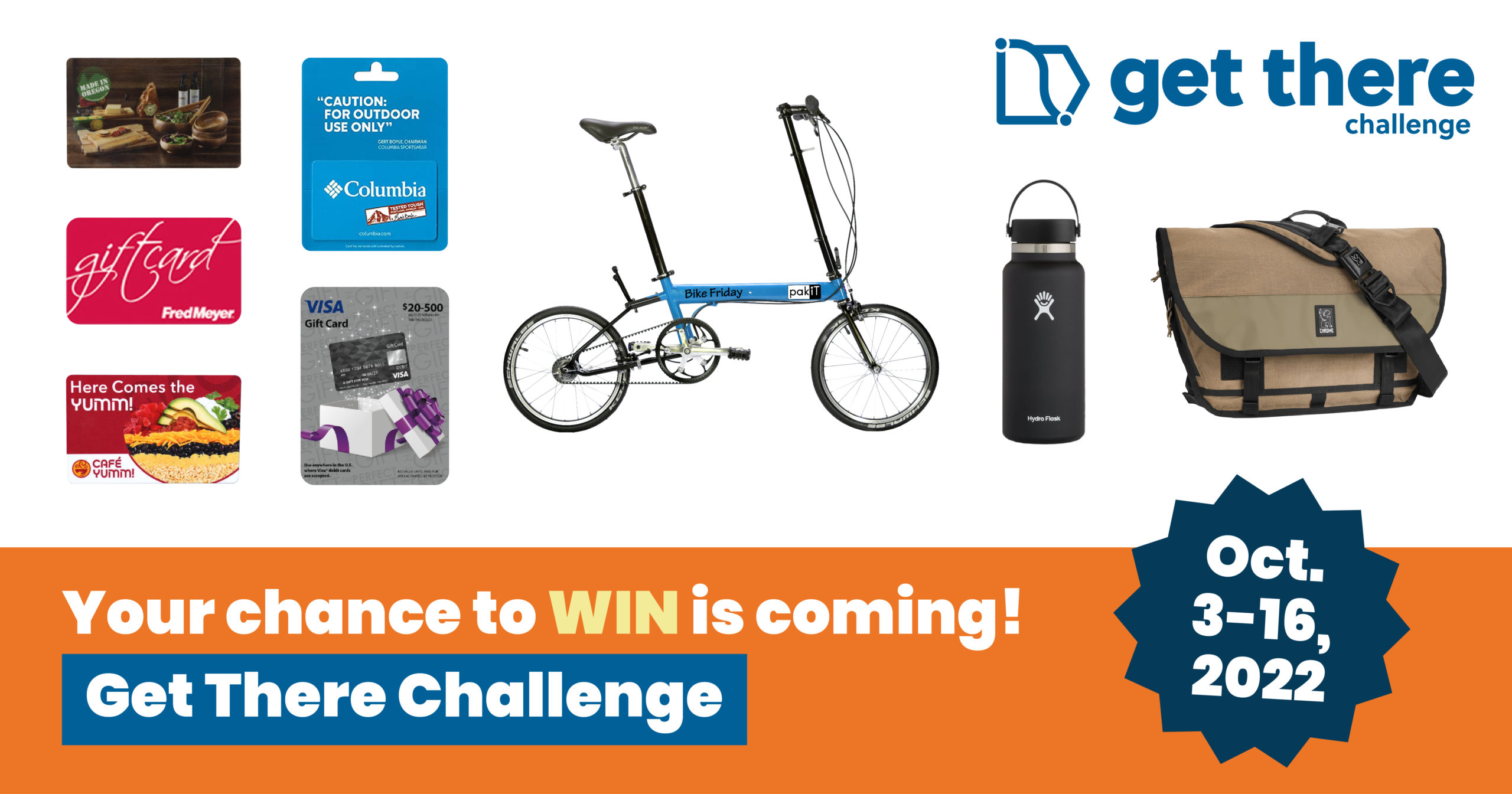 Join the Get There Challenge! Win Prizes! – Open Streets Corvallis